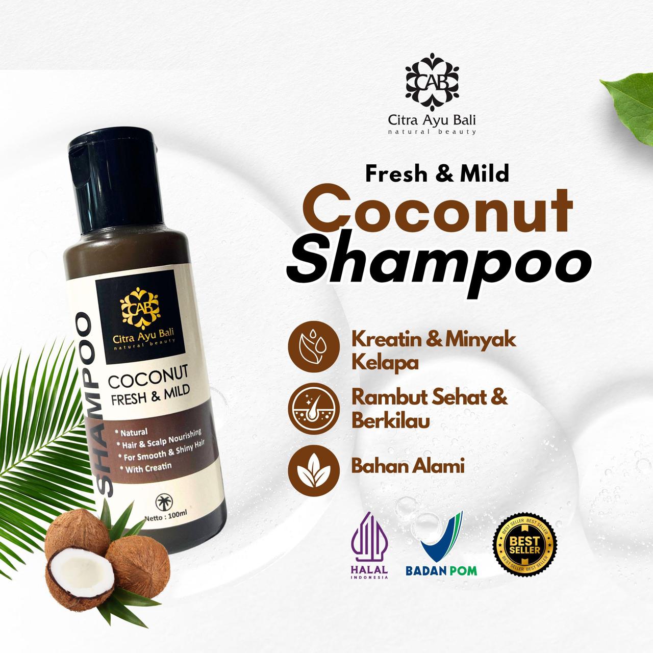 Fresh & Mild Coconut Shampoo – BALI SPA PRODUCTS MANUFACTURER